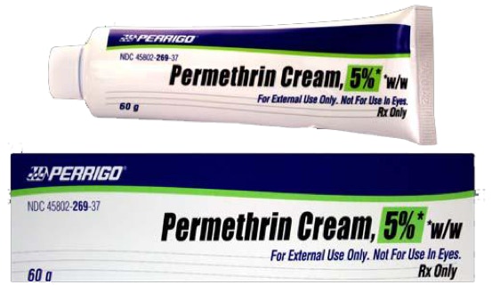 Permethrin cream for scabies